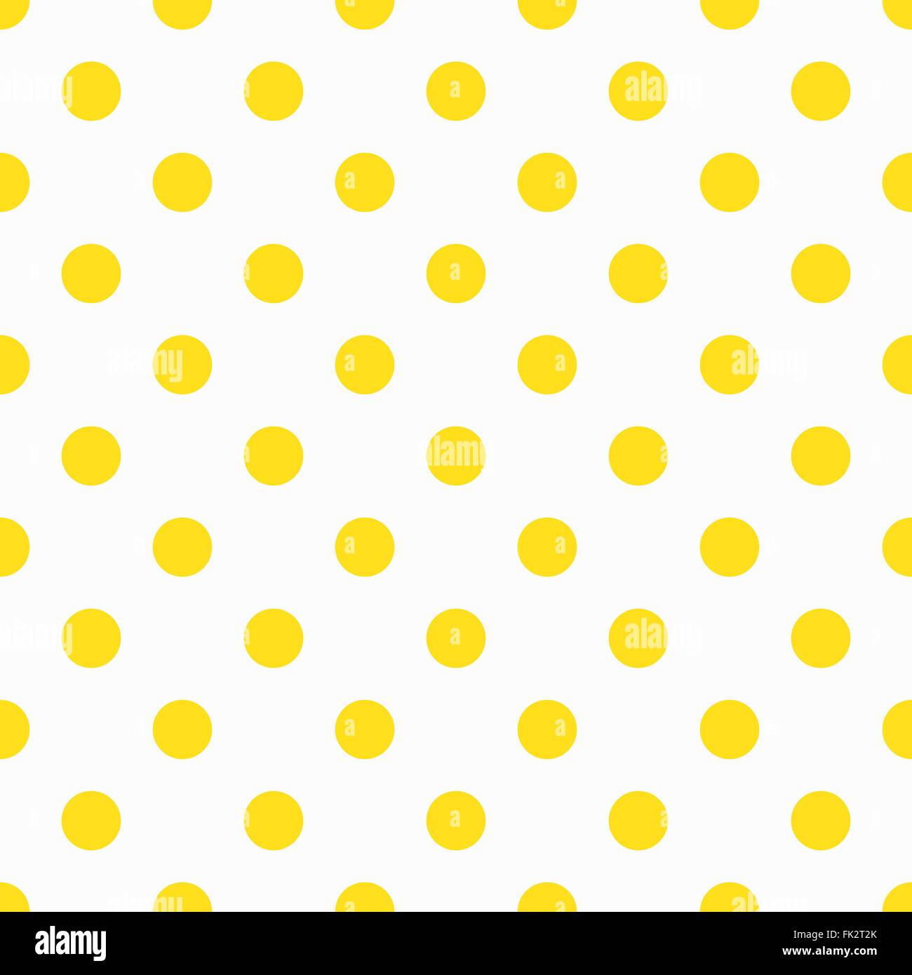 Yellow Polka Dot Pattern Stock Vector Image & Art - Alamy