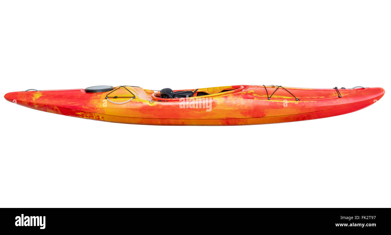side view of crossover kayak (whitewater and river running kayak ...