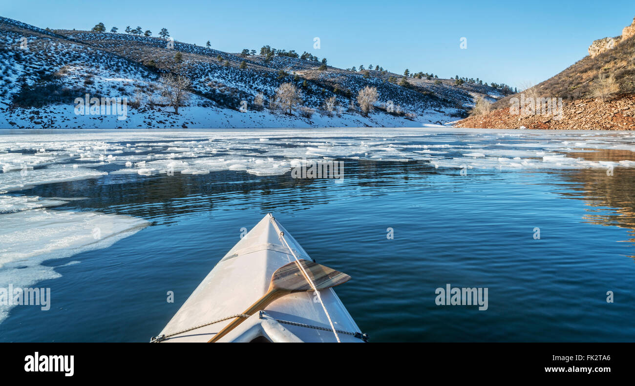 Partially frozen lake hi-res stock photography and images - Alamy