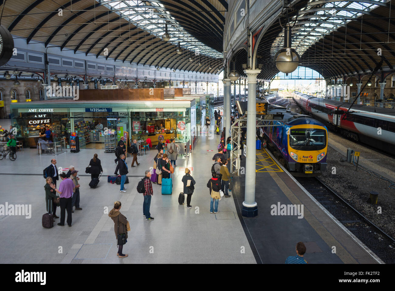 Newcastle Central Station Stock Photo - Alamy