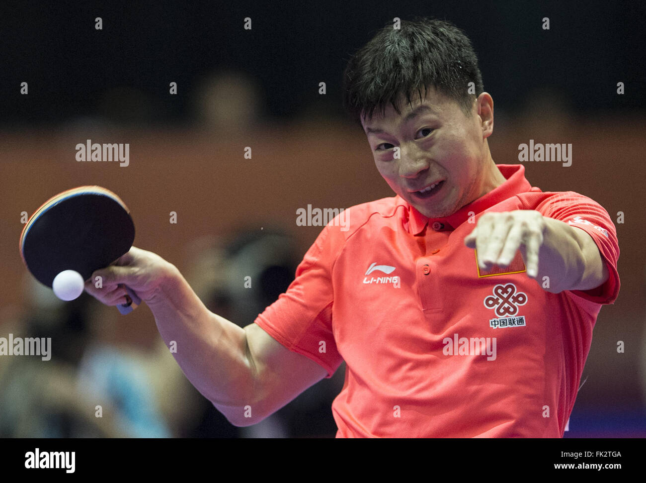 Kuala Lumpur, Malaysia. 6th Mar, 2016. Ma Long of China's men's table ...