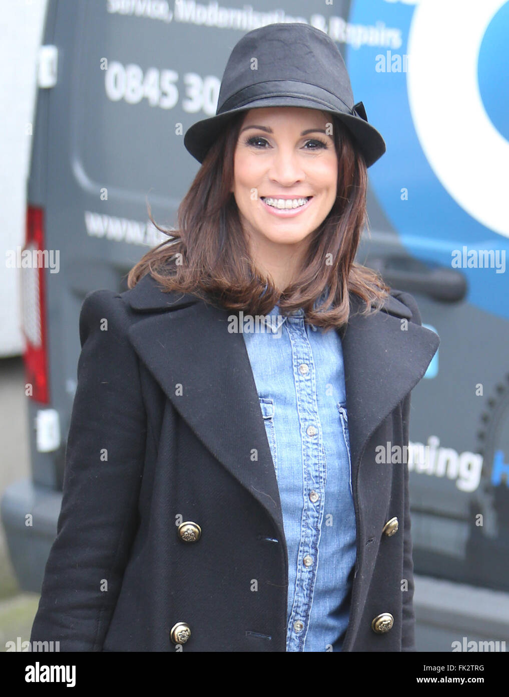 Andrea McLean outside ITV Studios Featuring: Andrea McLean Where ...
