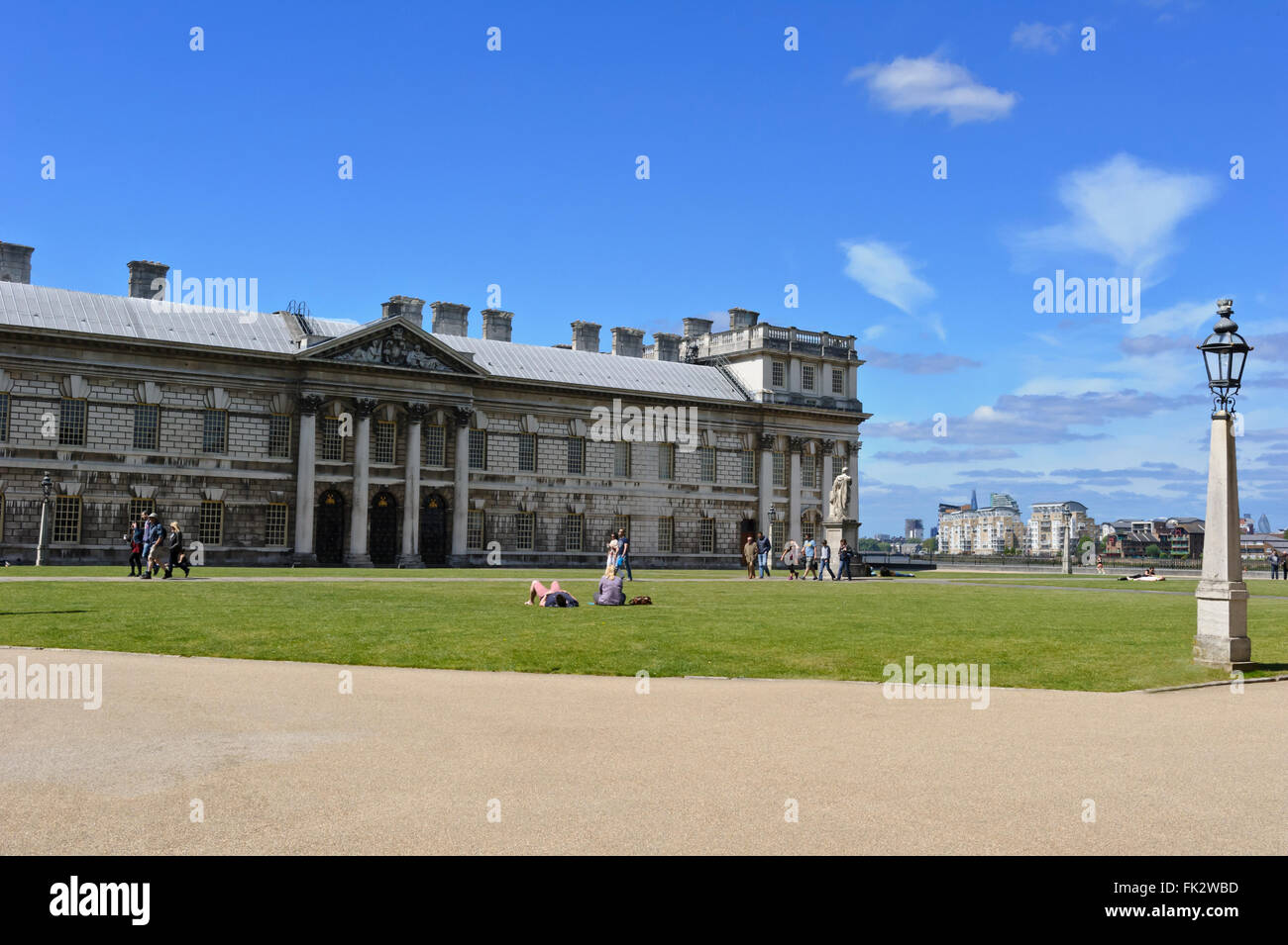 The King William Court at the historic Royal Naval College, Greenwich ...