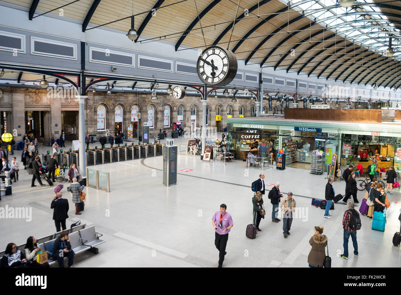 Newcastle Central Station Stock Photo - Alamy
