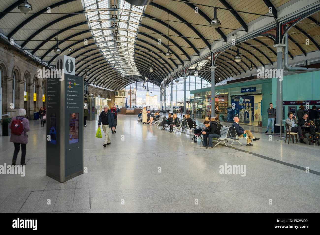 Newcastle Central Station Stock Photo - Alamy