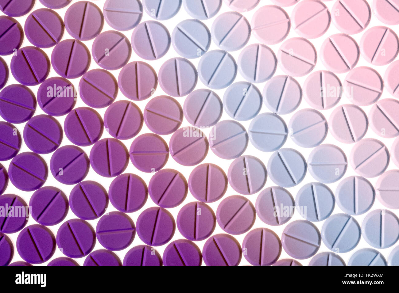 Collection of colorful pills on a white background Stock Photo - Alamy