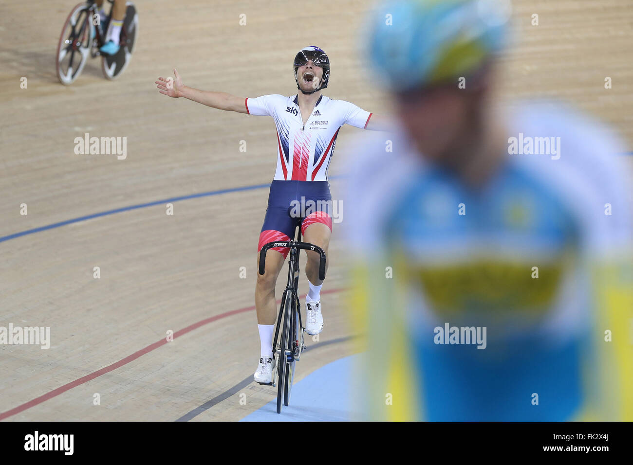 Lee Valley Velo Centre, London UK. 05th Mar, 2016. UCI Track Cycling ...