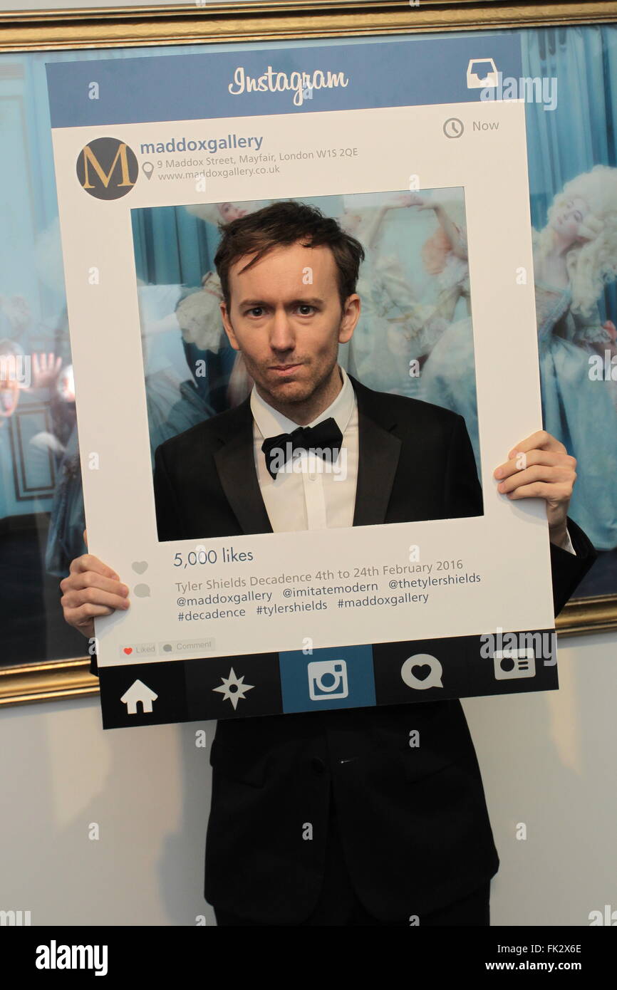 Tyler Shields: Decadence - private view at Maddox Gallery Mayfair ...