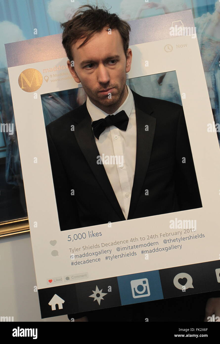 Tyler Shields: Decadence - private view at Maddox Gallery Mayfair ...