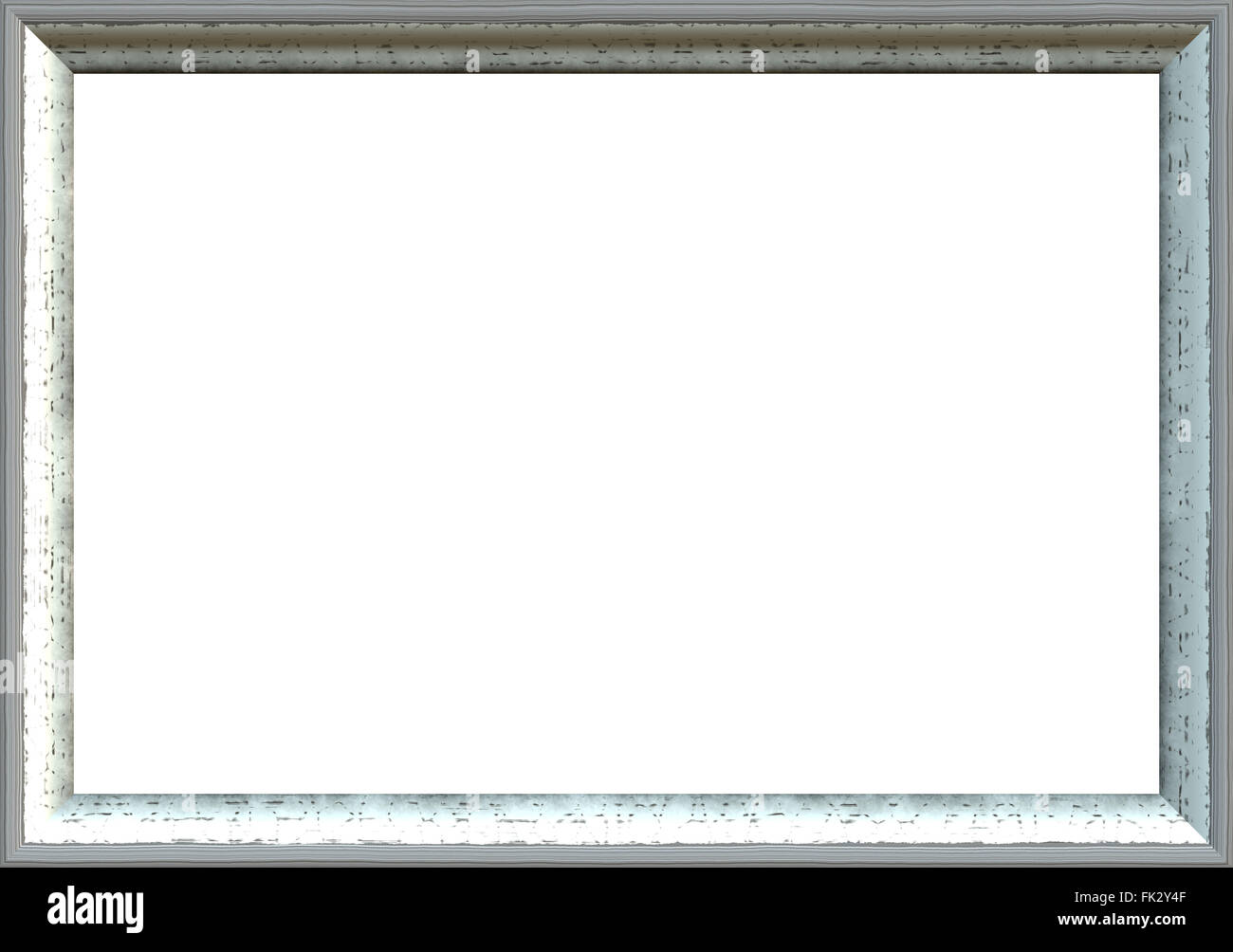 white wooden picture frame Stock Photo - Alamy