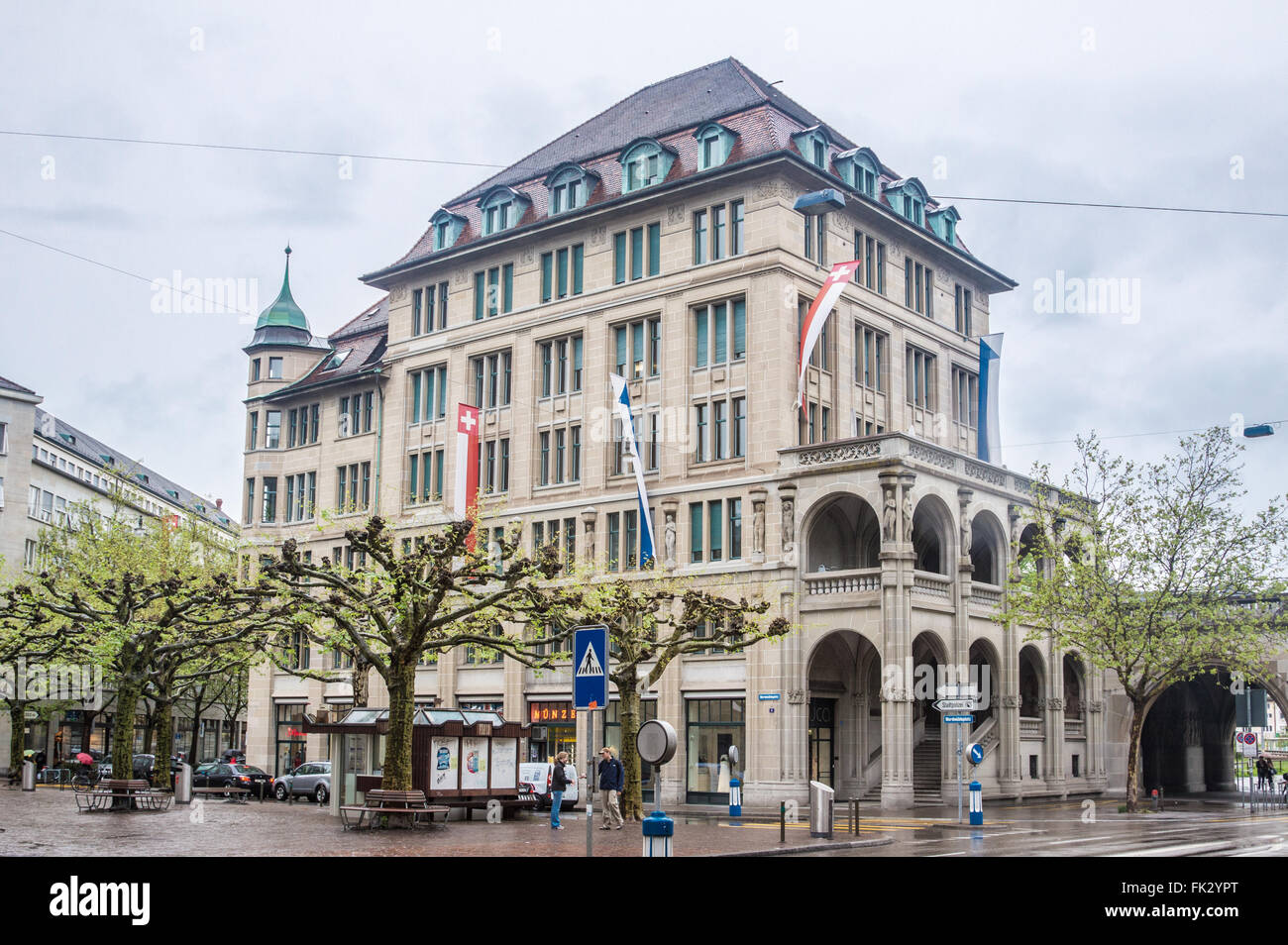 Historical Buildings Zurich Switzerland Stock Photo - Alamy