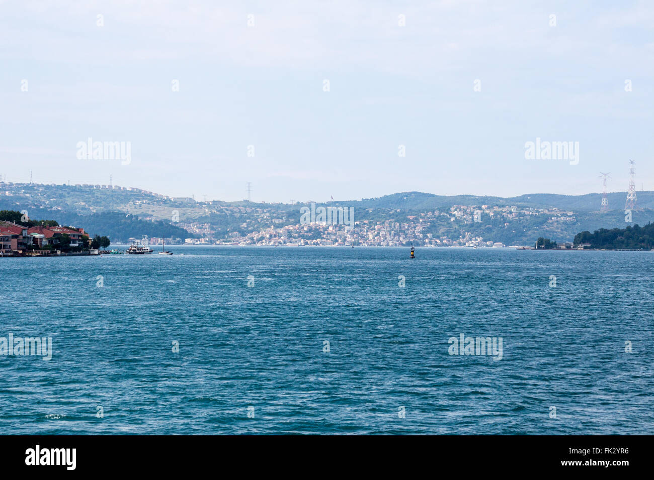 Bosphorus Istanbul Historical Buildings Stock Photo - Alamy