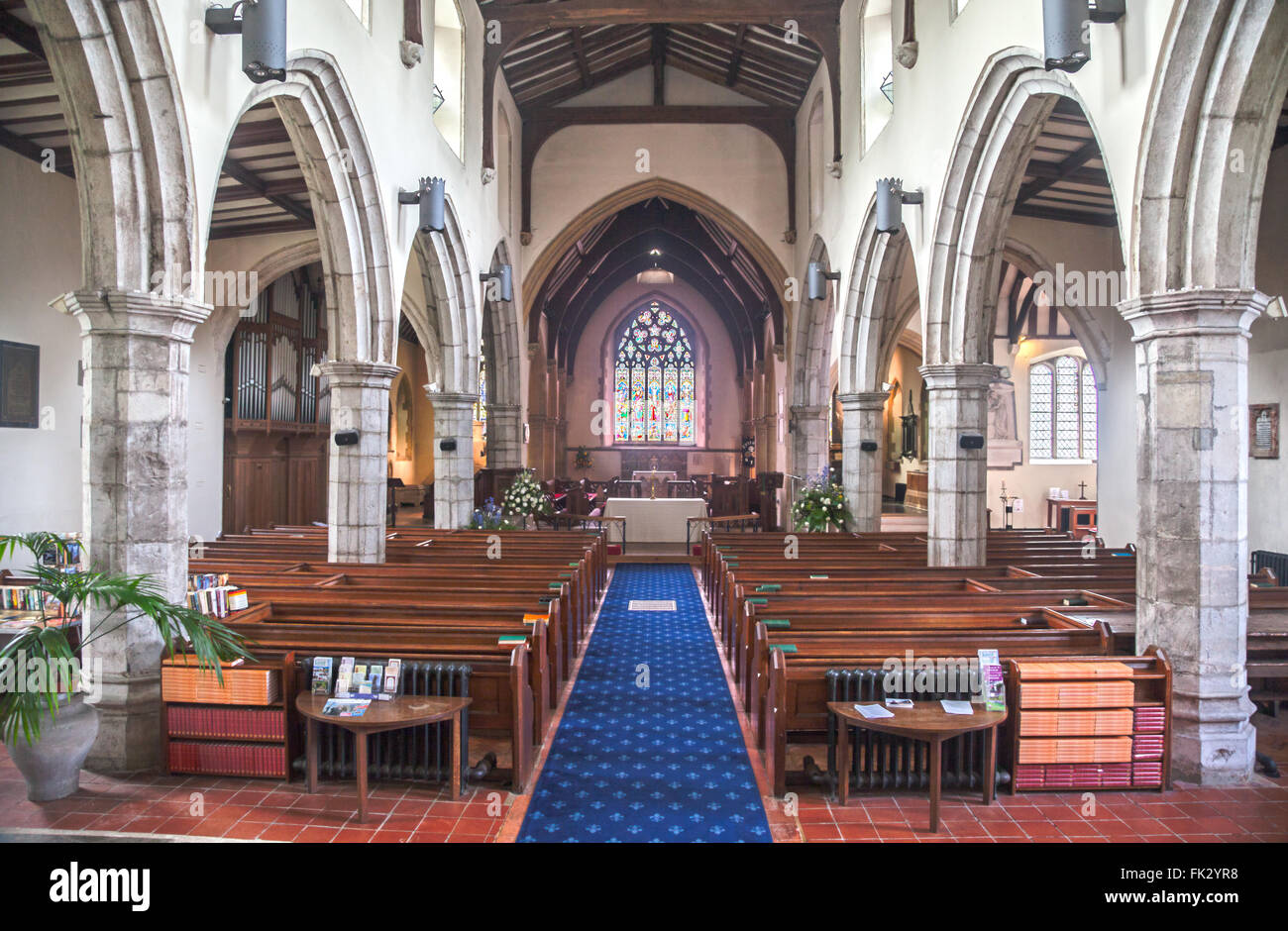 St Marys Parish Church Chilham Kent, England Stock Photo - Alamy