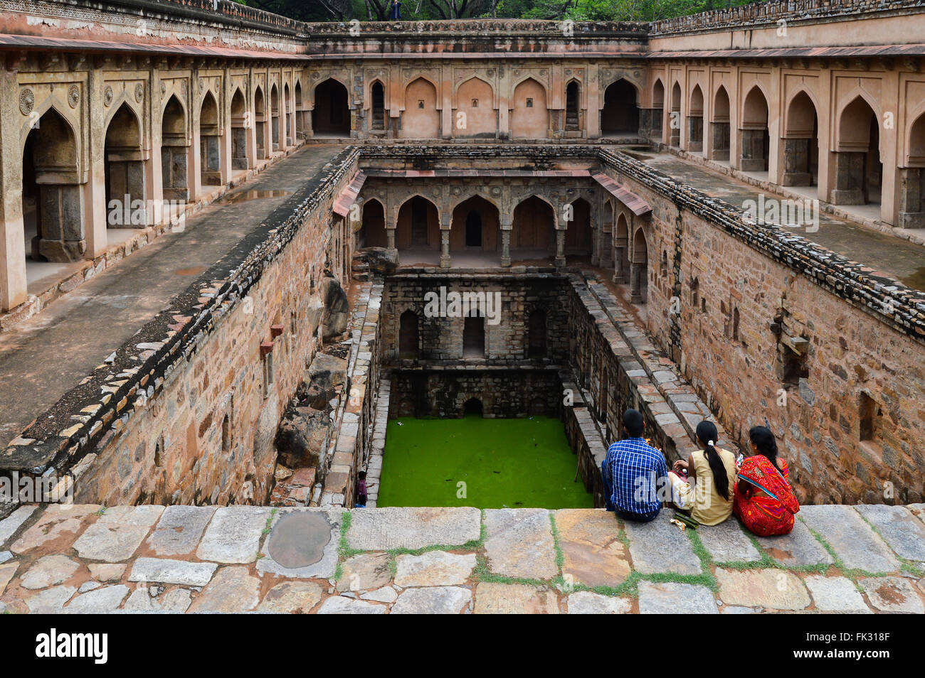 Mehrauli step well hi-res stock photography and images - Alamy