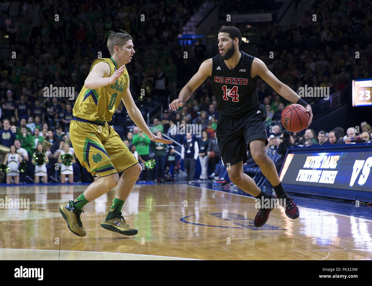 South Bend, Indiana, USA. 05th Mar, 2016. North Carolina State guard ...