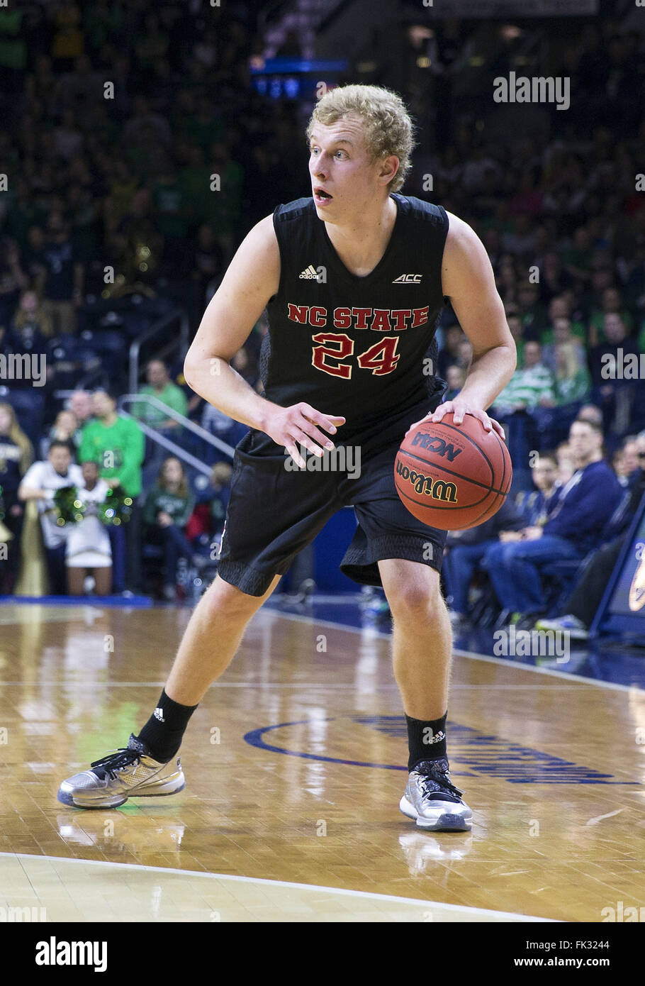 South Bend, Indiana, USA. 05th Mar, 2016. North Carolina State forward ...