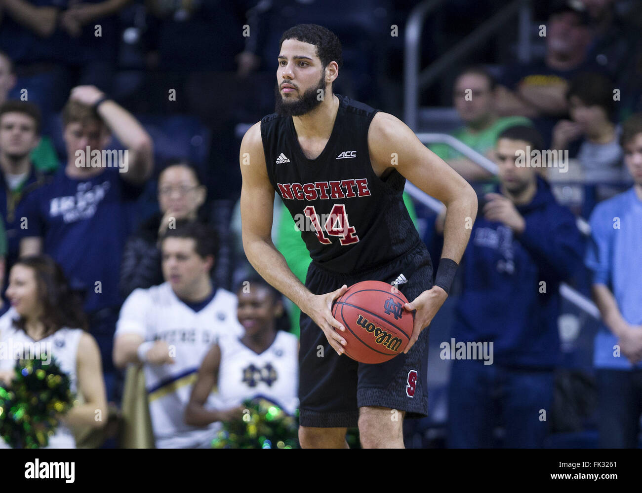 South Bend, Indiana, USA. 05th Mar, 2016. North Carolina State guard ...