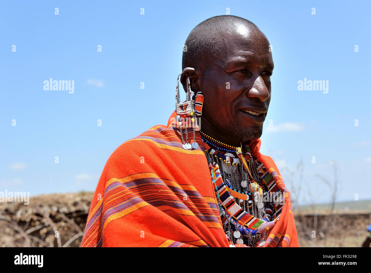 Village chief africa hi-res stock photography and images - Alamy