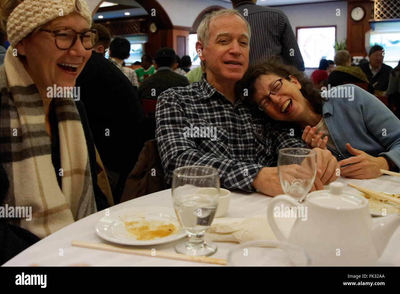 Chinese are laughing hi-res stock photography and images - Alamy