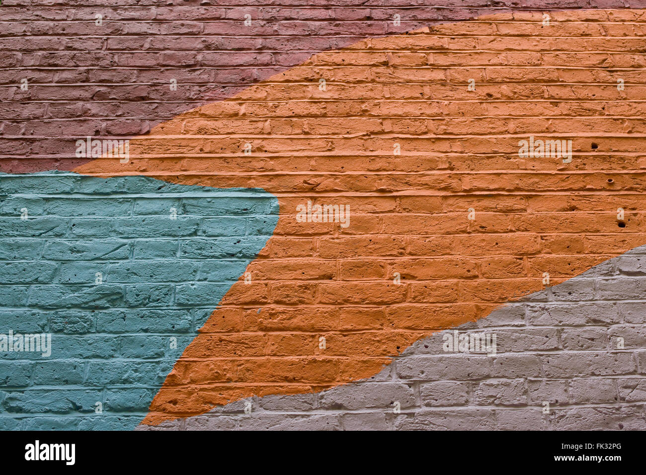 Painted brick walls hi-res stock photography and images - Alamy