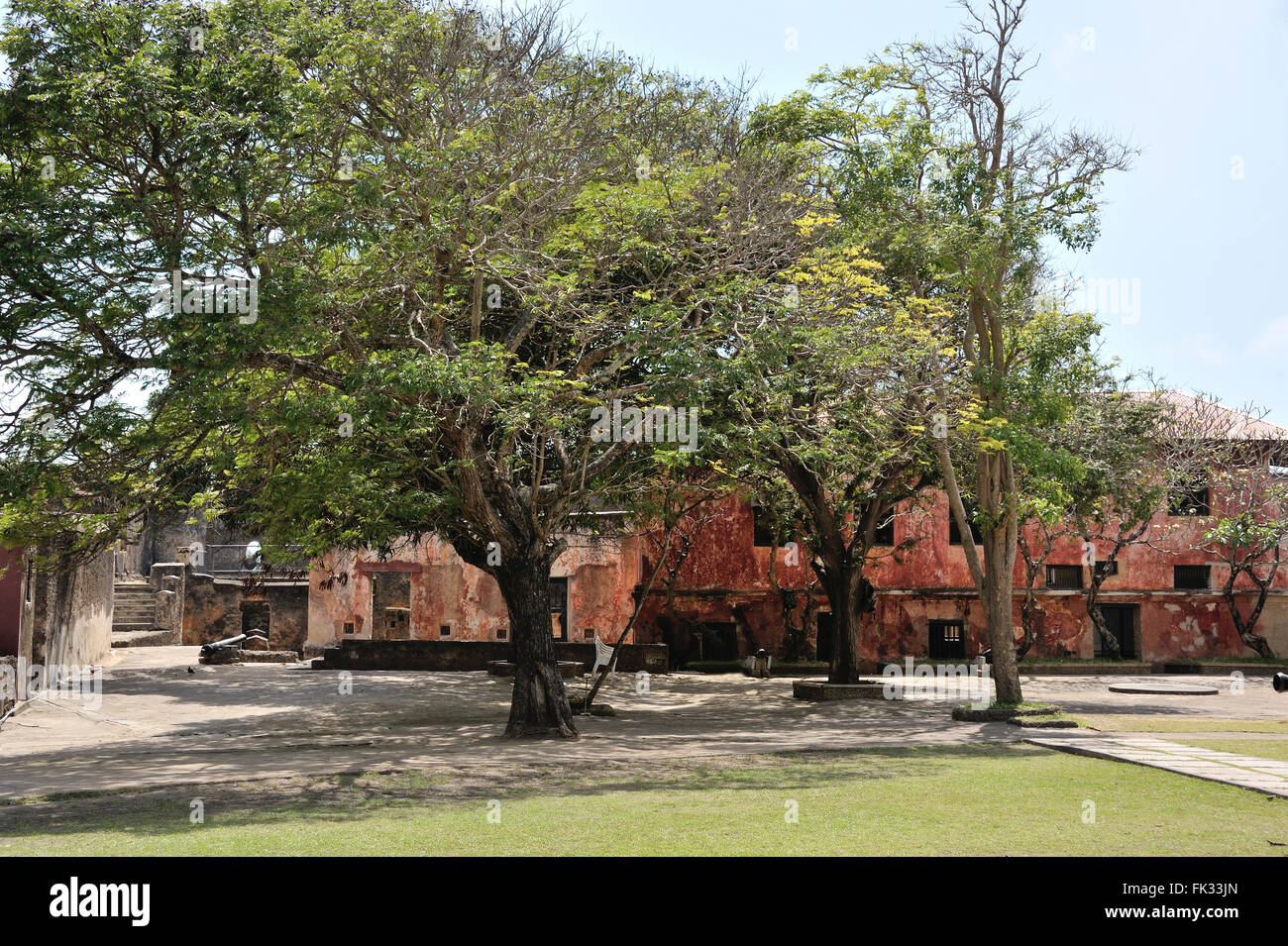 Inside Old Fort Jesus in Mombasa, Kenya Stock Photo - Alamy