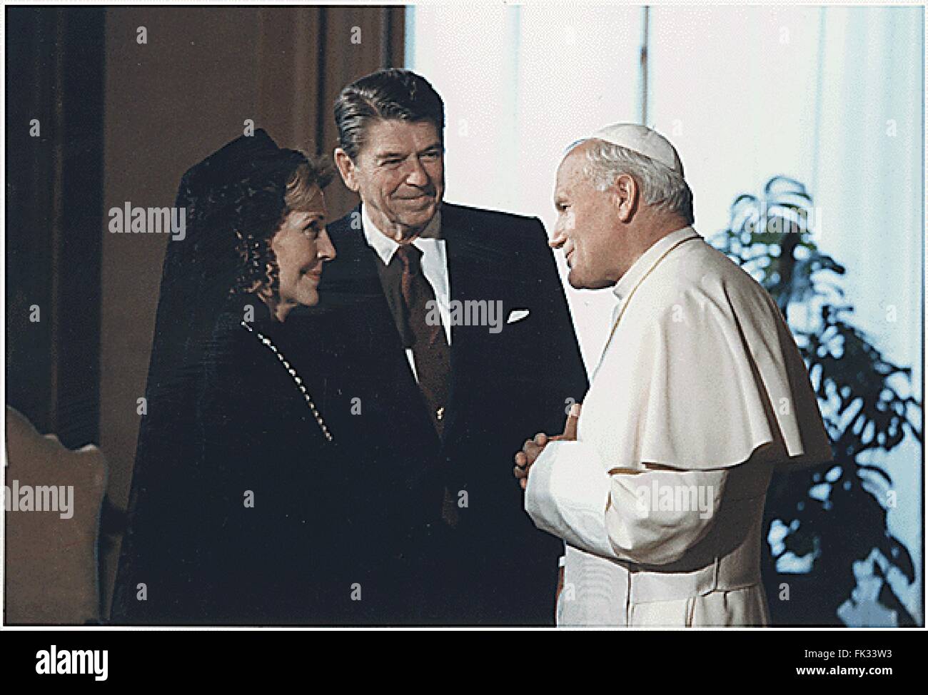 The Vatican, Rome, Italy. 7th June, 1982. U.S. President Ronald Reagan ...