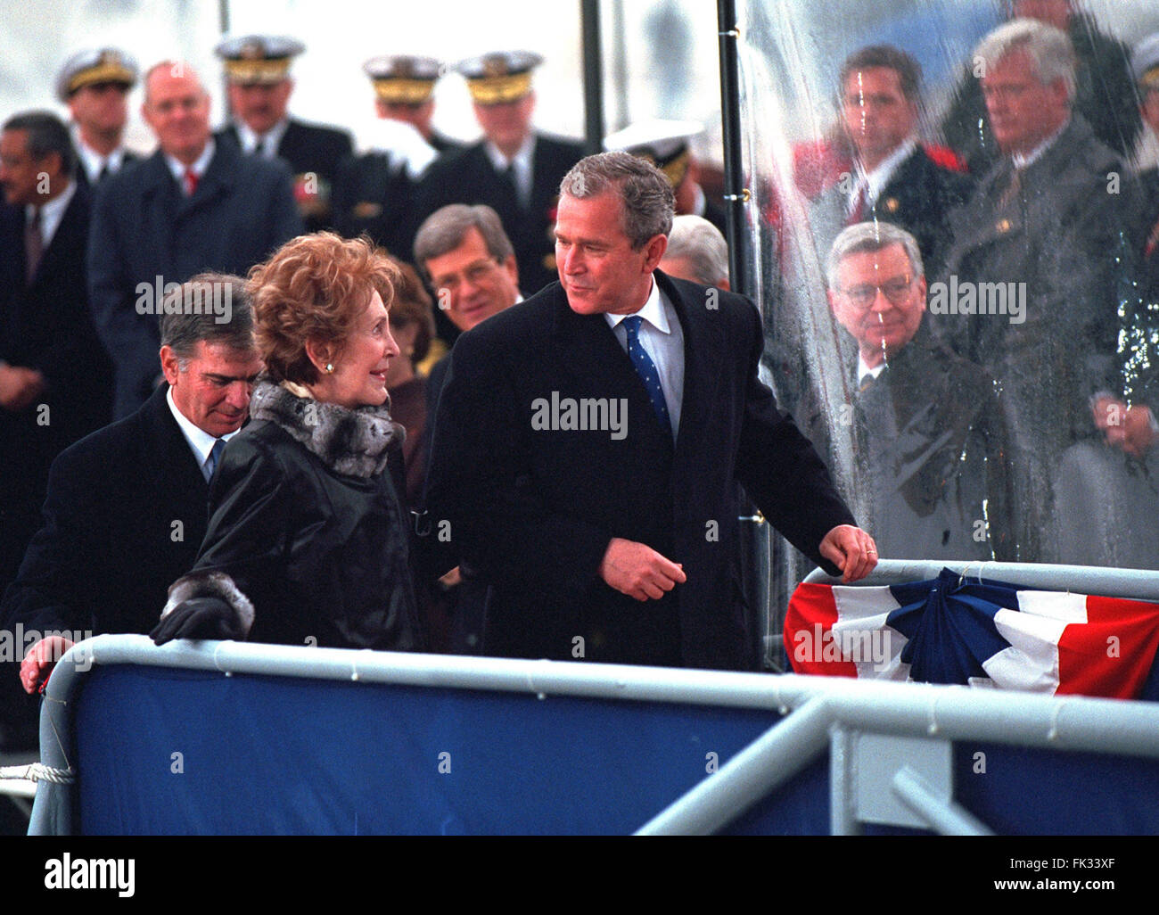 Newport News, Virginia, USA. 1st May, 2001. United States President ...
