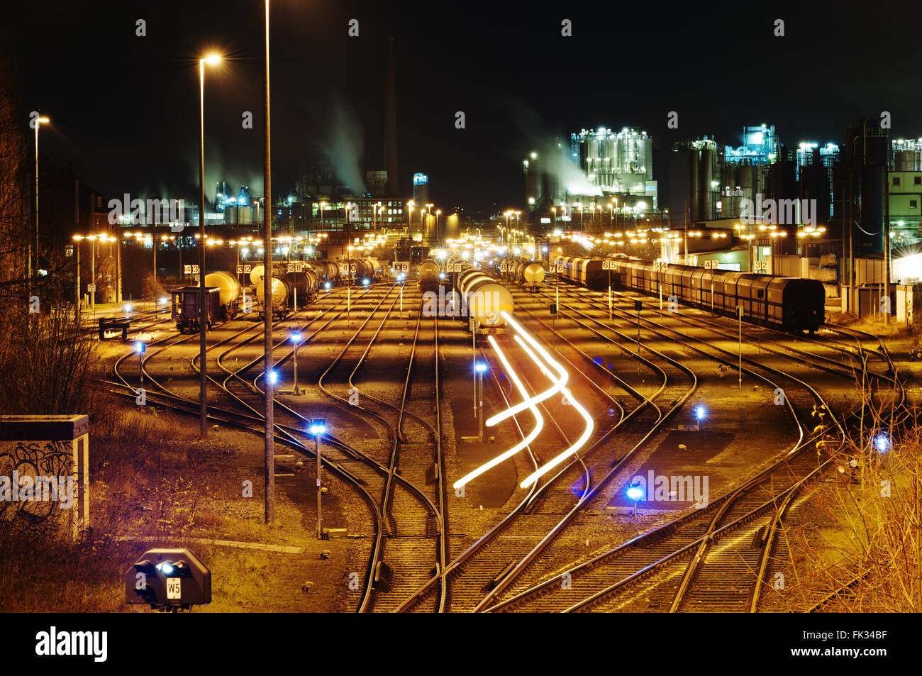 Evonik chemical factory, Weaselling, Cologne, North Rhine-Westphalia ...