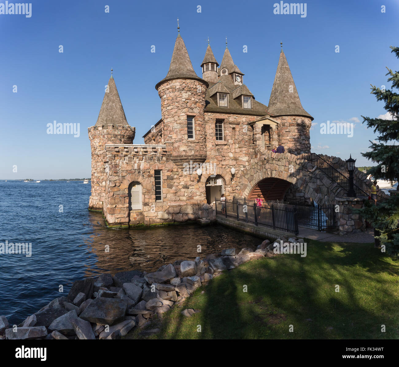 Boldt Castle in the summer Stock Photo - Alamy