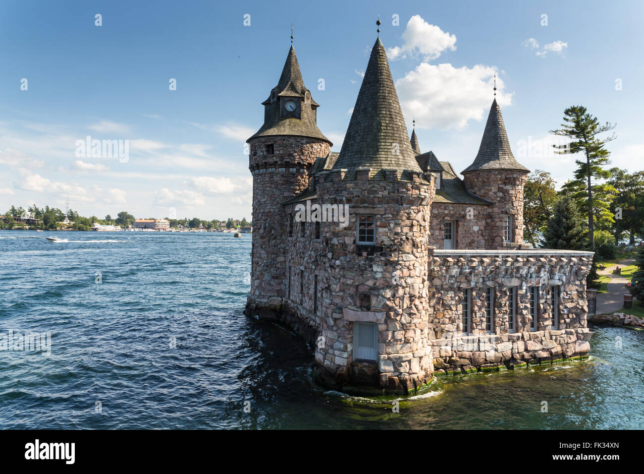 Boldt Castle in the summer Stock Photo - Alamy