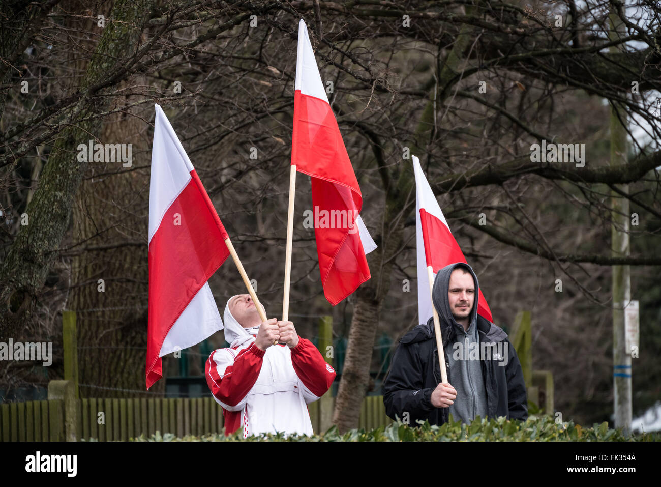 London, UK. 6th March, 2016. British Poles Remembrance March and ...