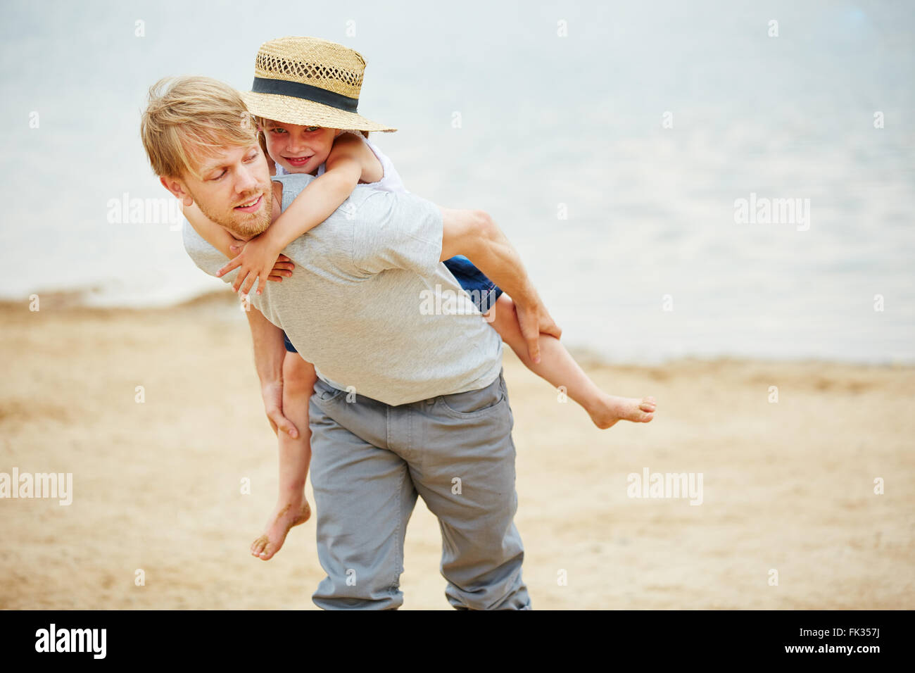 Child Man Back High Resolution Stock Photography and Images - Alamy