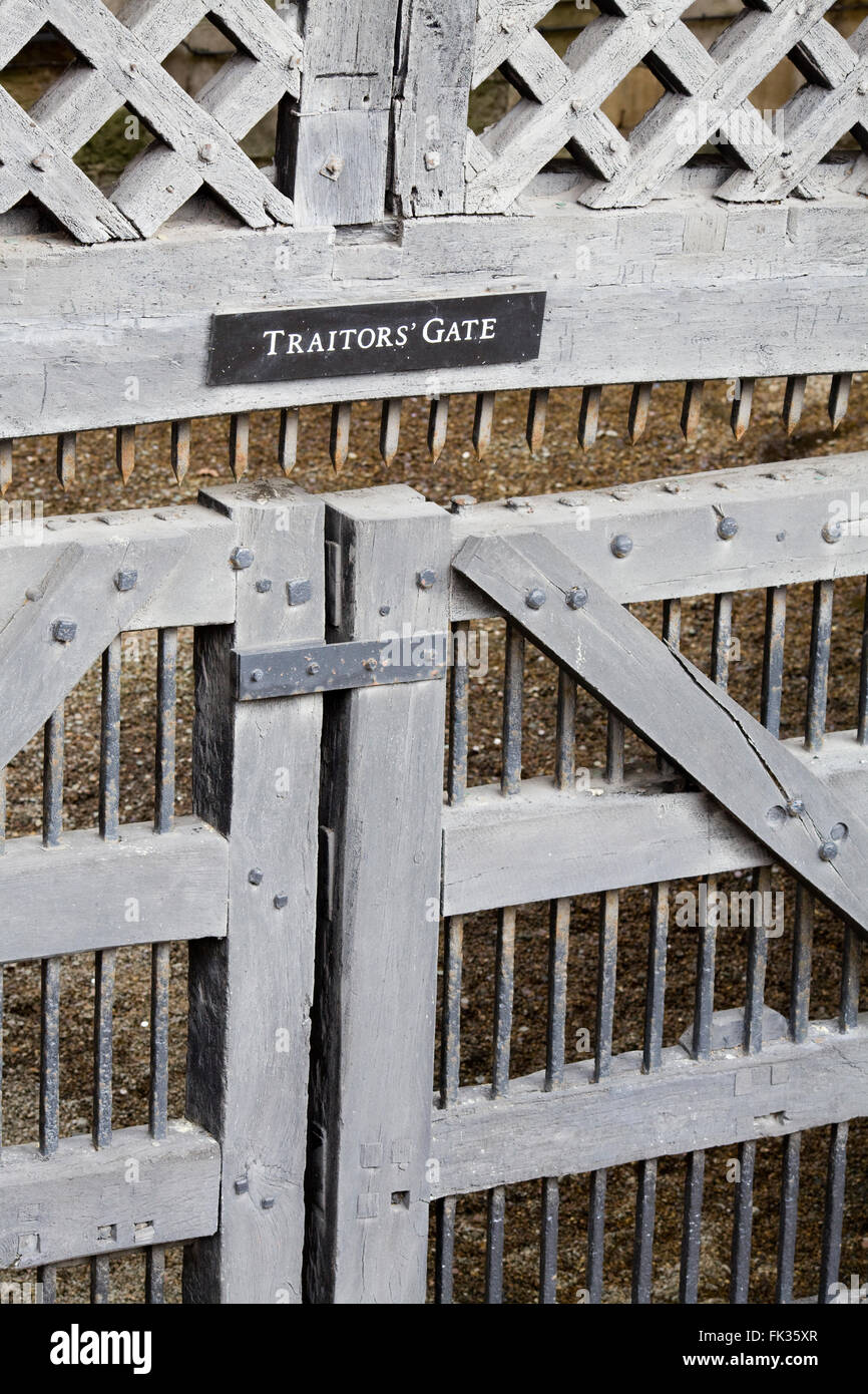 Traitors Gate The Tower of London City of London England Stock Photo ...