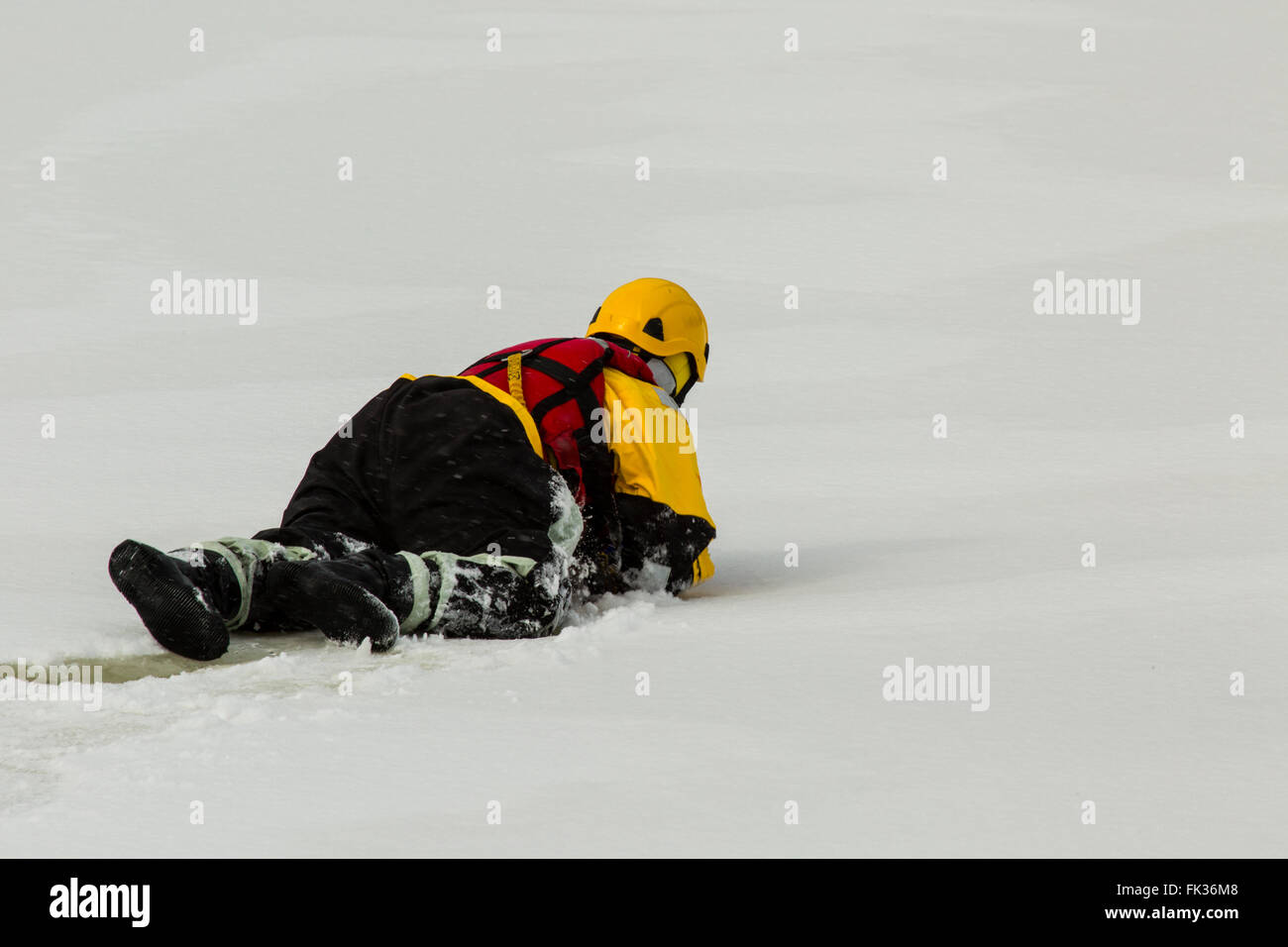 Frozen ice rescue hi-res stock photography and images - Alamy