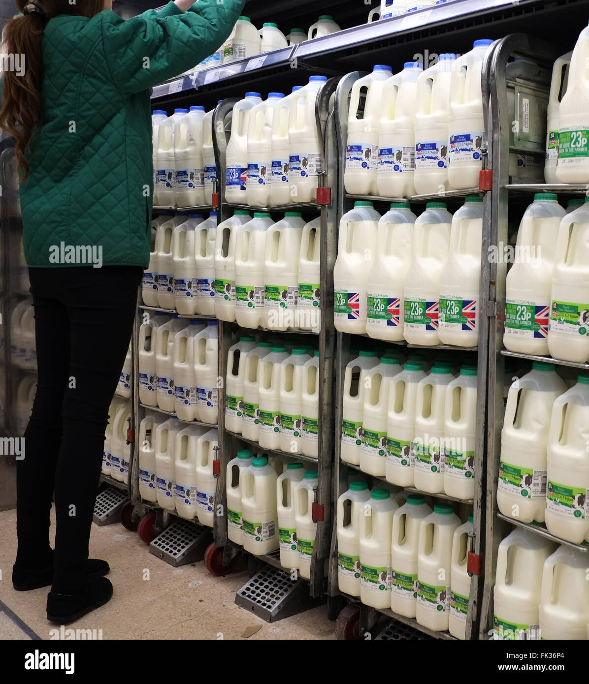 Morrisons milk for farmers hi-res stock photography and images - Alamy