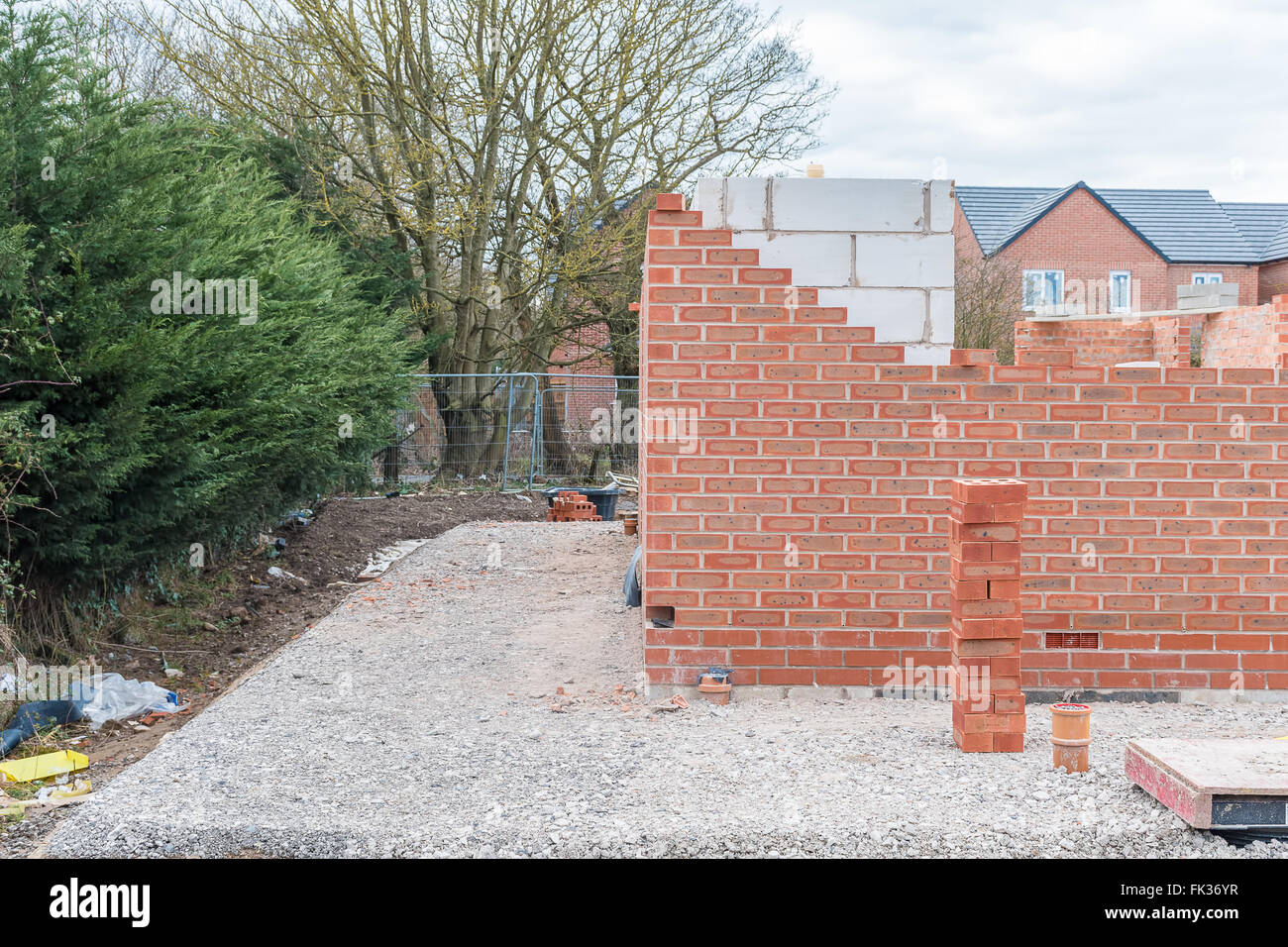 House in various stages of construction Stock Photo - Alamy