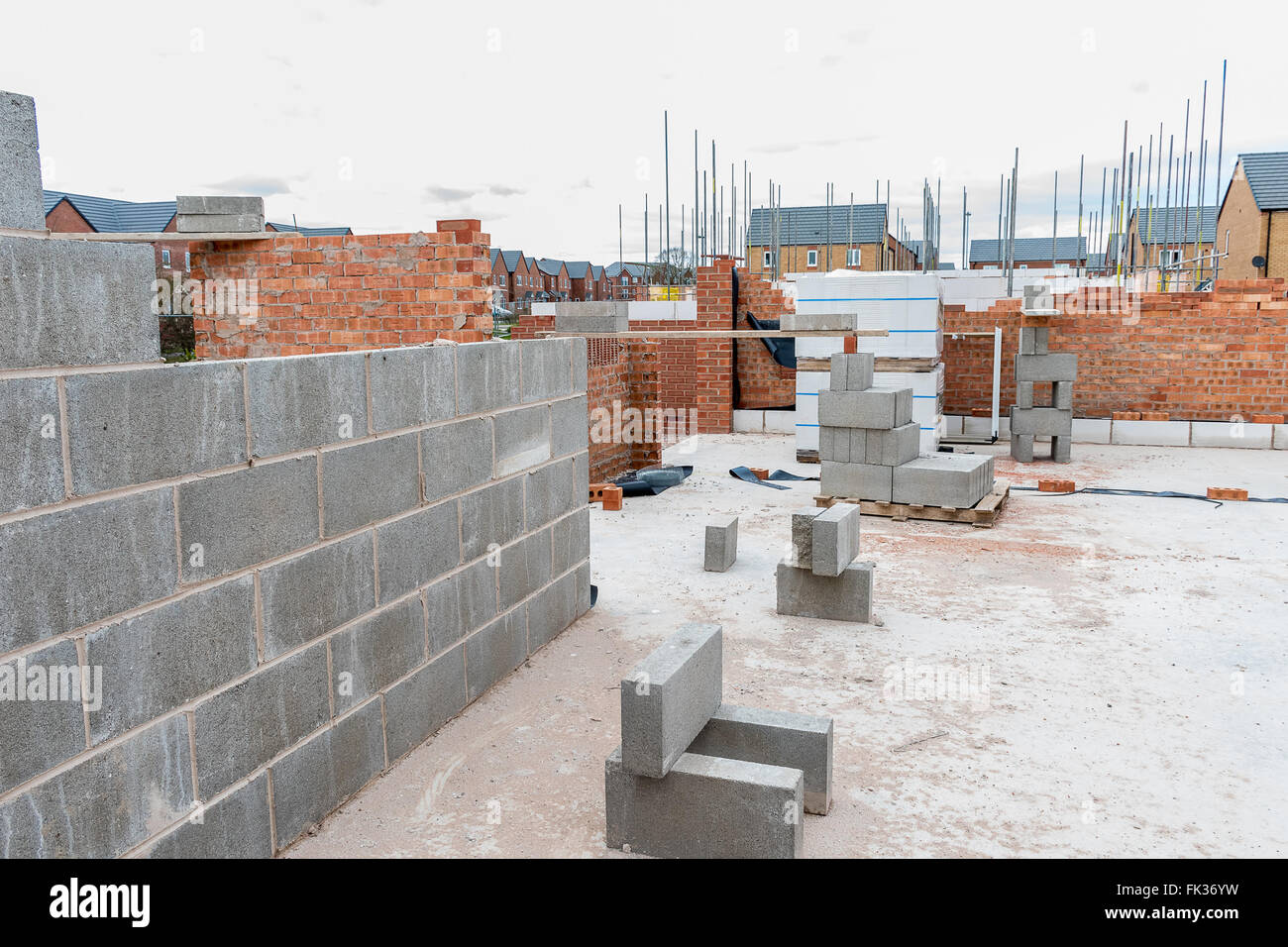 House in various stages of construction Stock Photo - Alamy