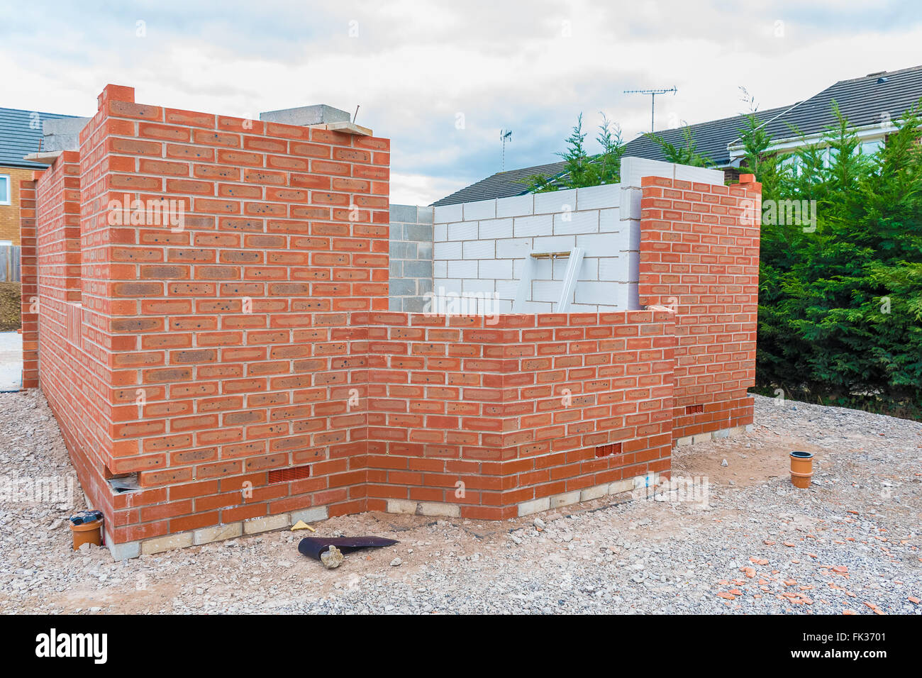 House in various stages of construction Stock Photo - Alamy