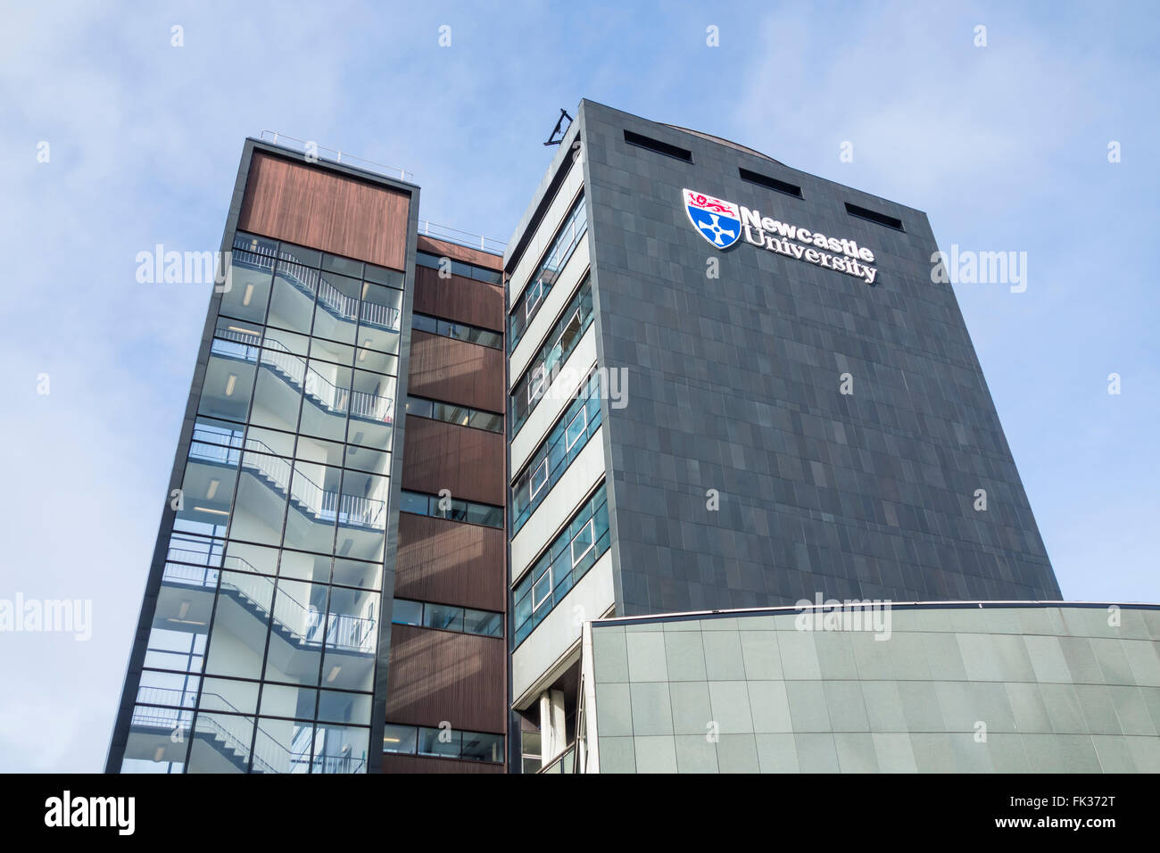 Newcastle University building. Newcastle upon Tyne, England, UK Stock ...