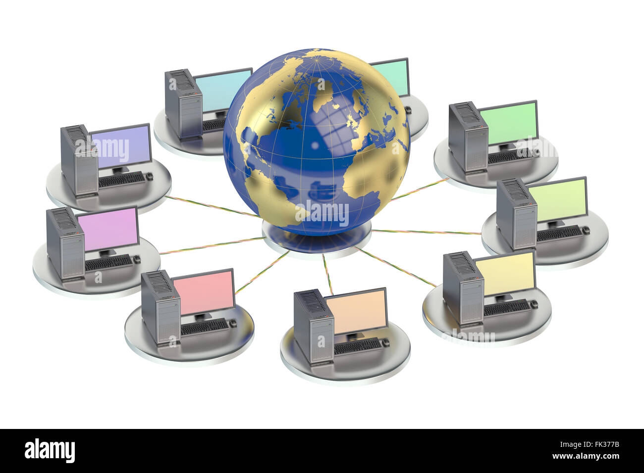 Globe 3d data hi-res stock photography and images - Alamy