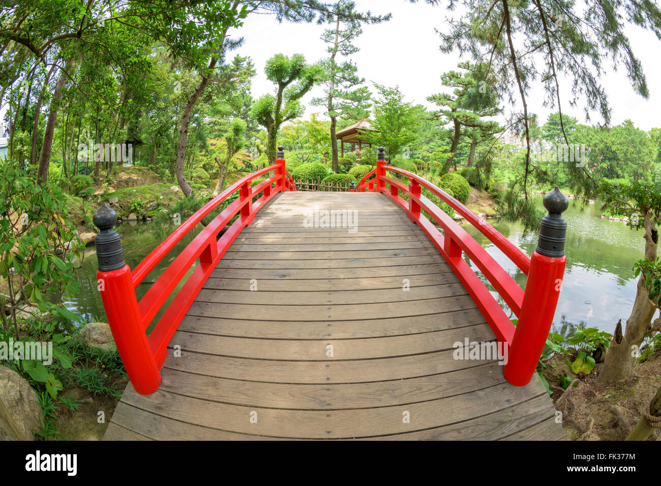 Wood bridge japan hi-res stock photography and images - Alamy