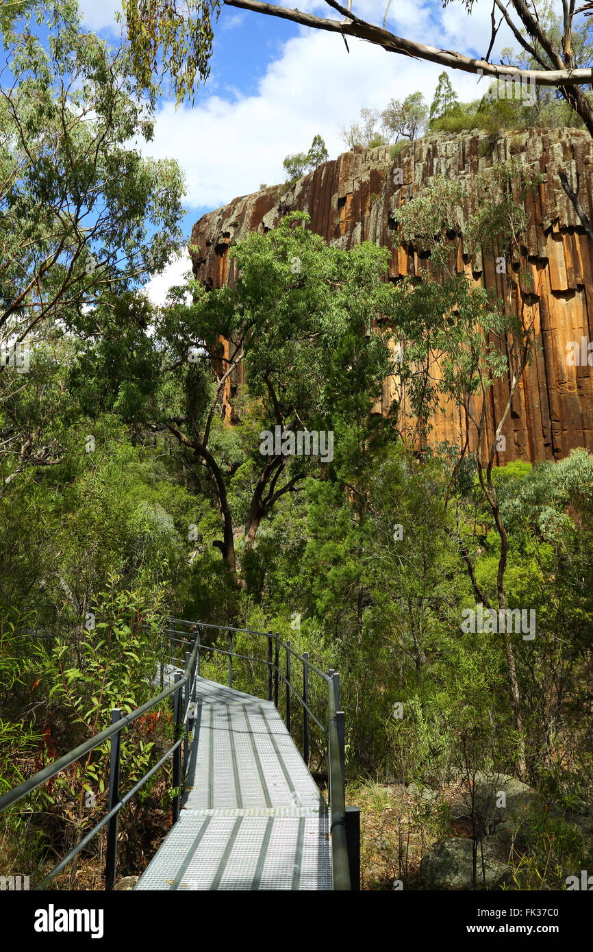 "Sawn Rocks" in Kaputar National Park near Narrabri, NSW, Australia ...