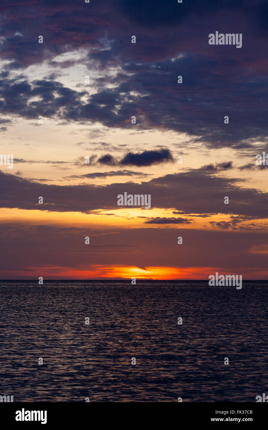Ocean sky scape sunset Stock Photo - Alamy