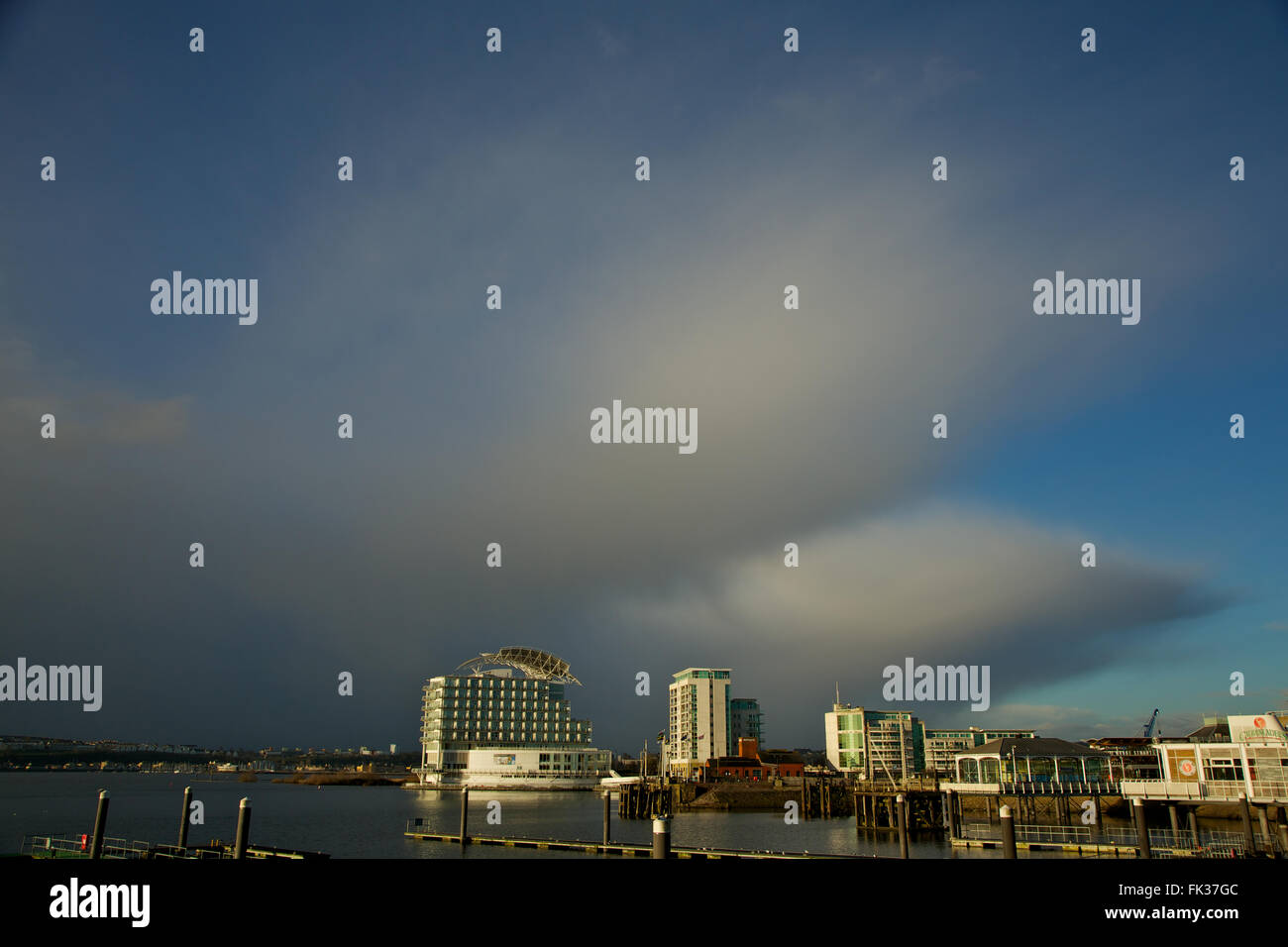 Cardiff Bay St Davids Hotel and spa in docklands with old architecture ...