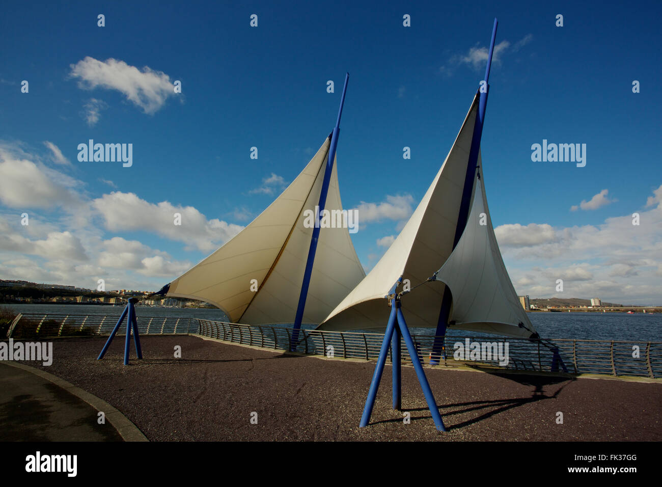 Cardiff Bay Barrage, Cardiff Bay, Wales,UK Stock Photo - Alamy