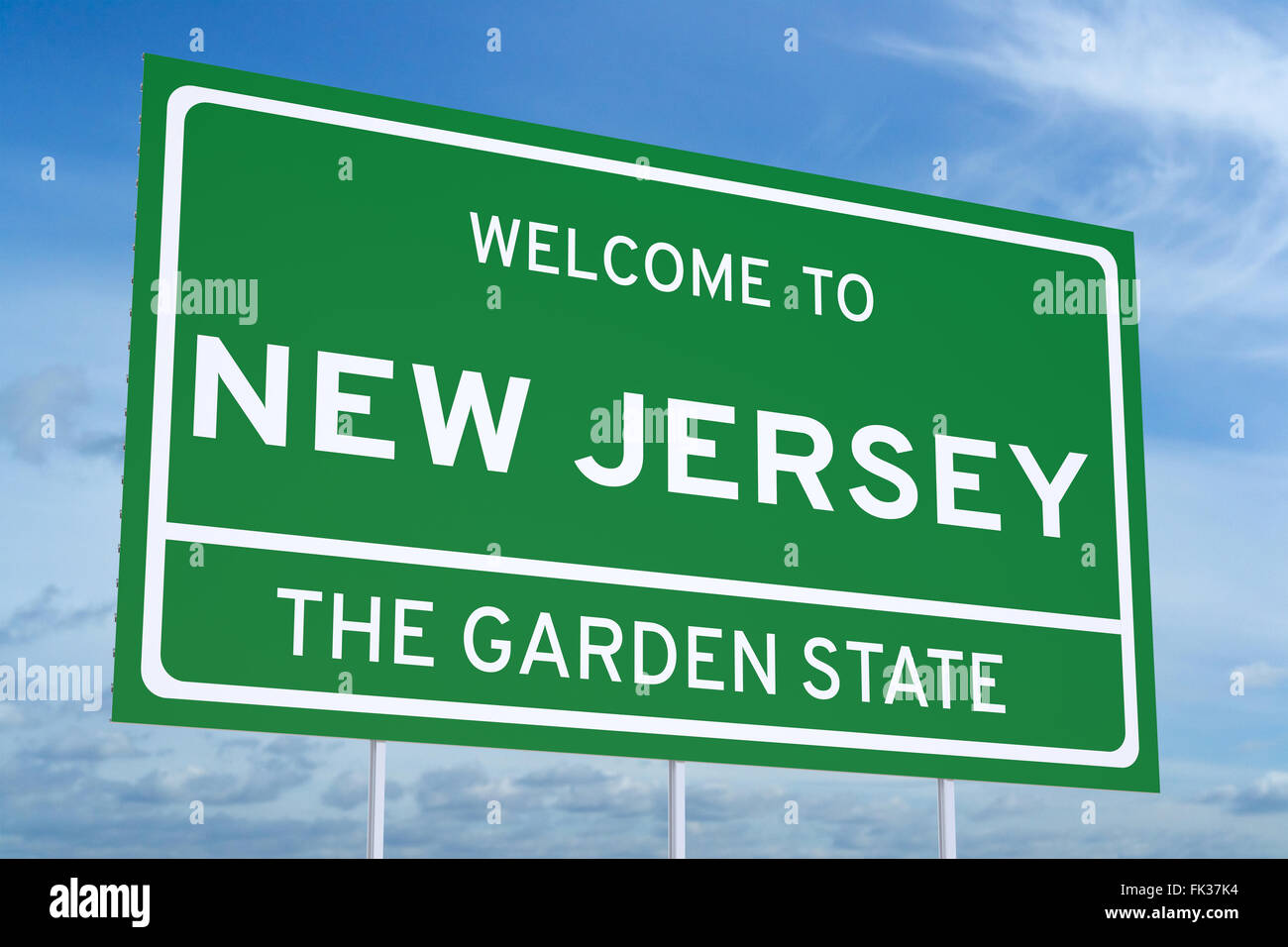Welcome to new jersey sign hi-res stock photography and images - Alamy