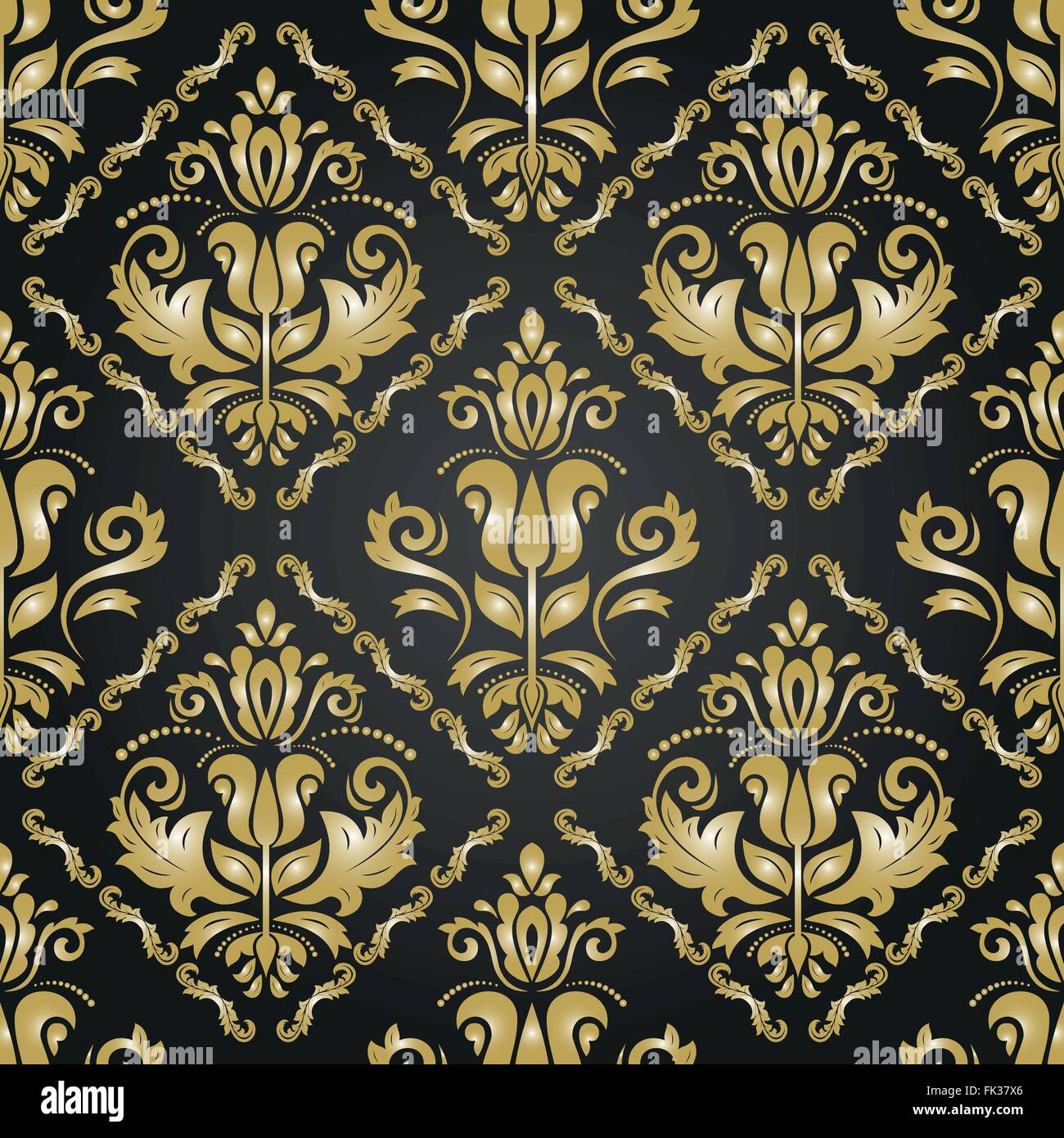 Seamless Vector Wallpaper in the Style of Baroque Stock Vector Image & Art - Alamy