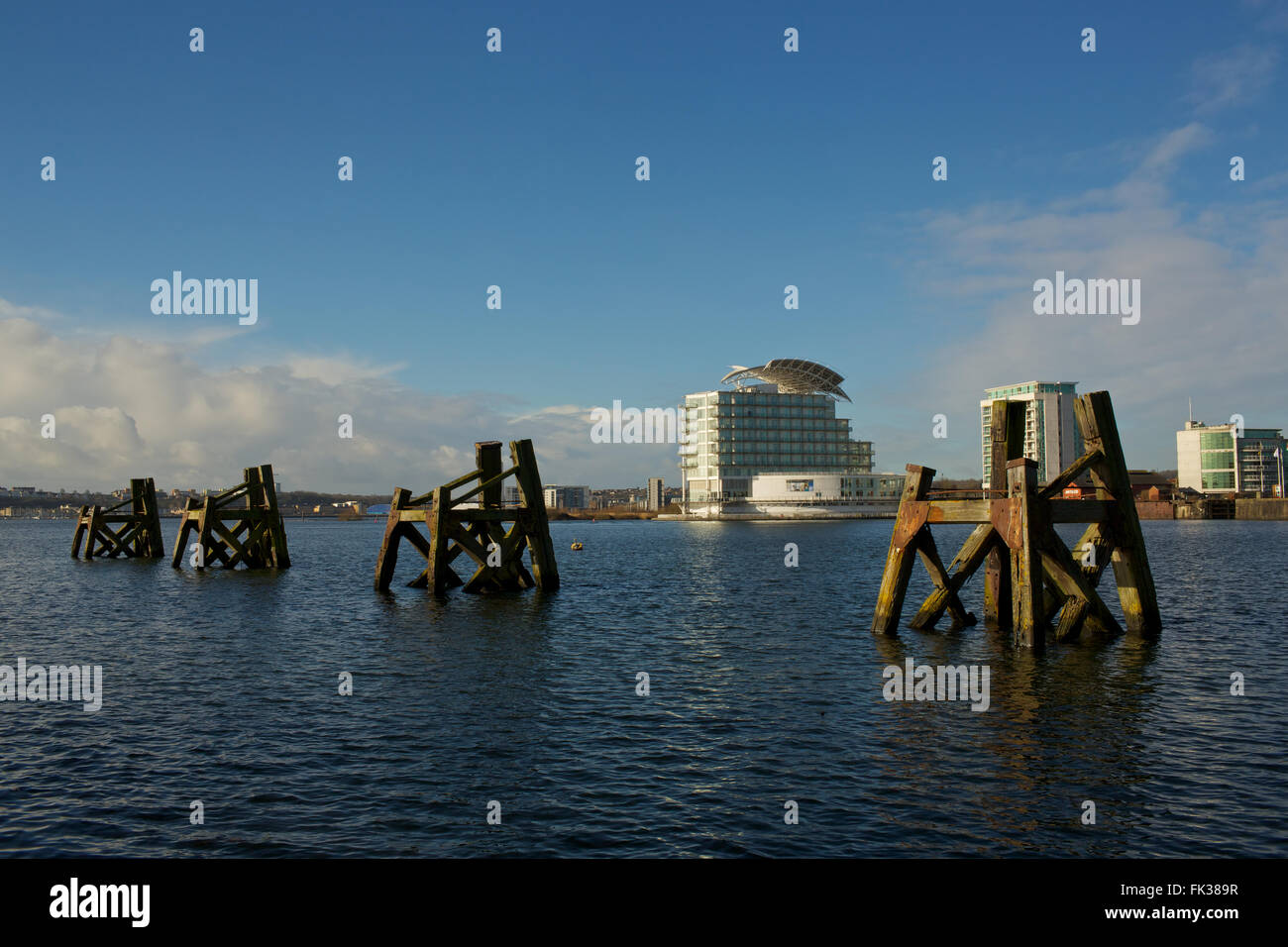 Cardiff Bay St Davids Hotel and spa in docklands with old architecture ...