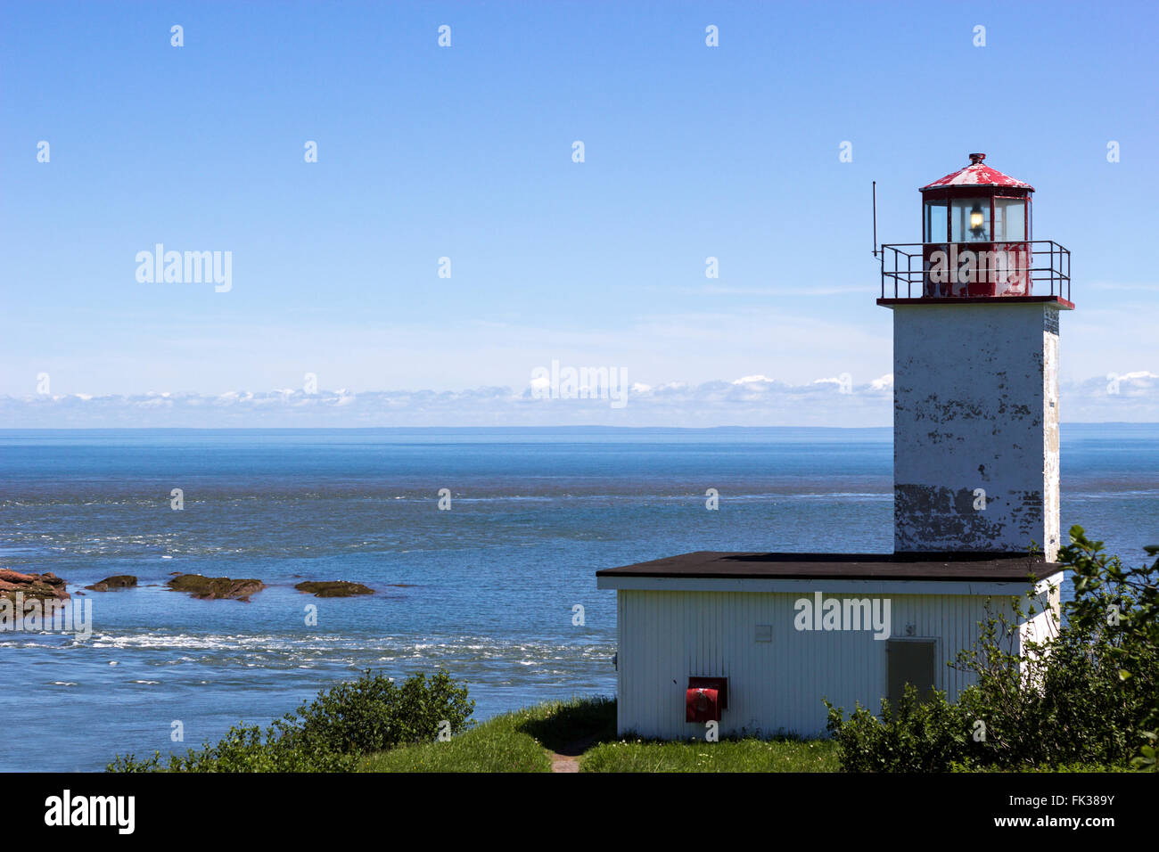 Quaco head lighthouse hi-res stock photography and images - Alamy