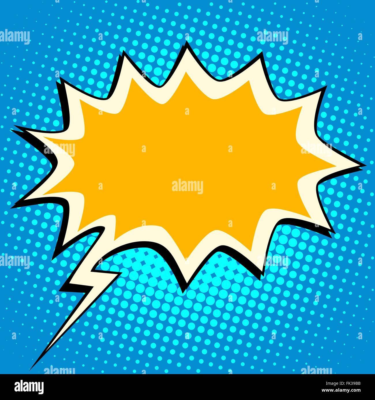 explosion comic bubble retro background for text Stock Vector Image ...